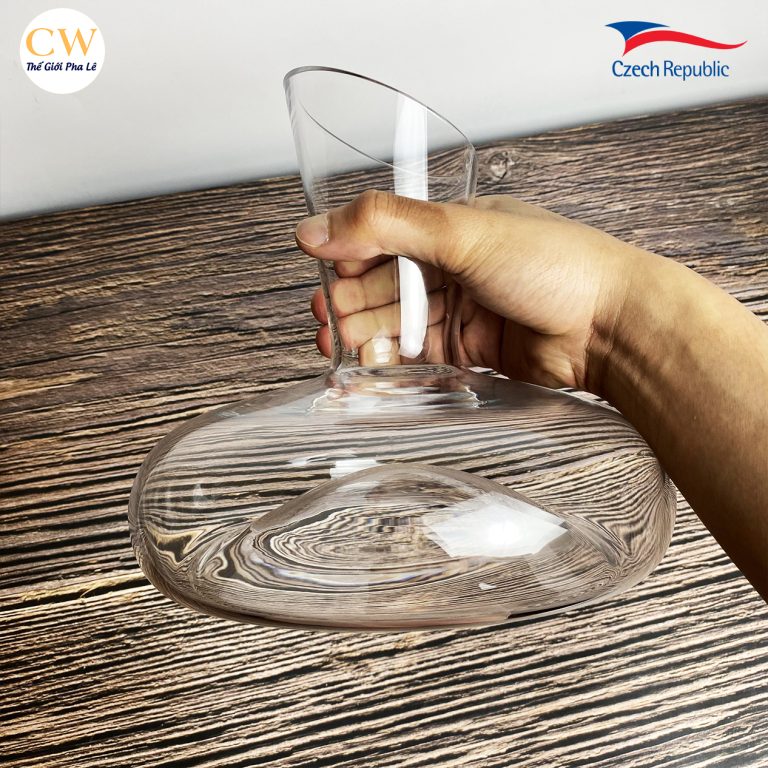 Bình Decanter Pha Lê Tiệp Casiopeia 34404 1000ml Bình Đựng Rượu Vang Crystalex - Thế Giới Pha Lê